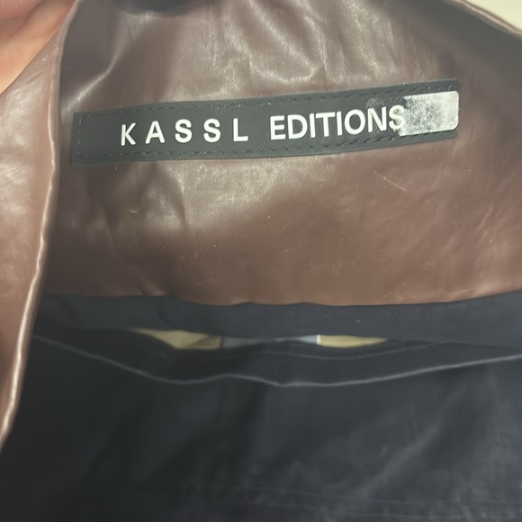 Kassl | Bags | Day Sale Kassl Editions Tote Shoulder Skai Dark Brown ...